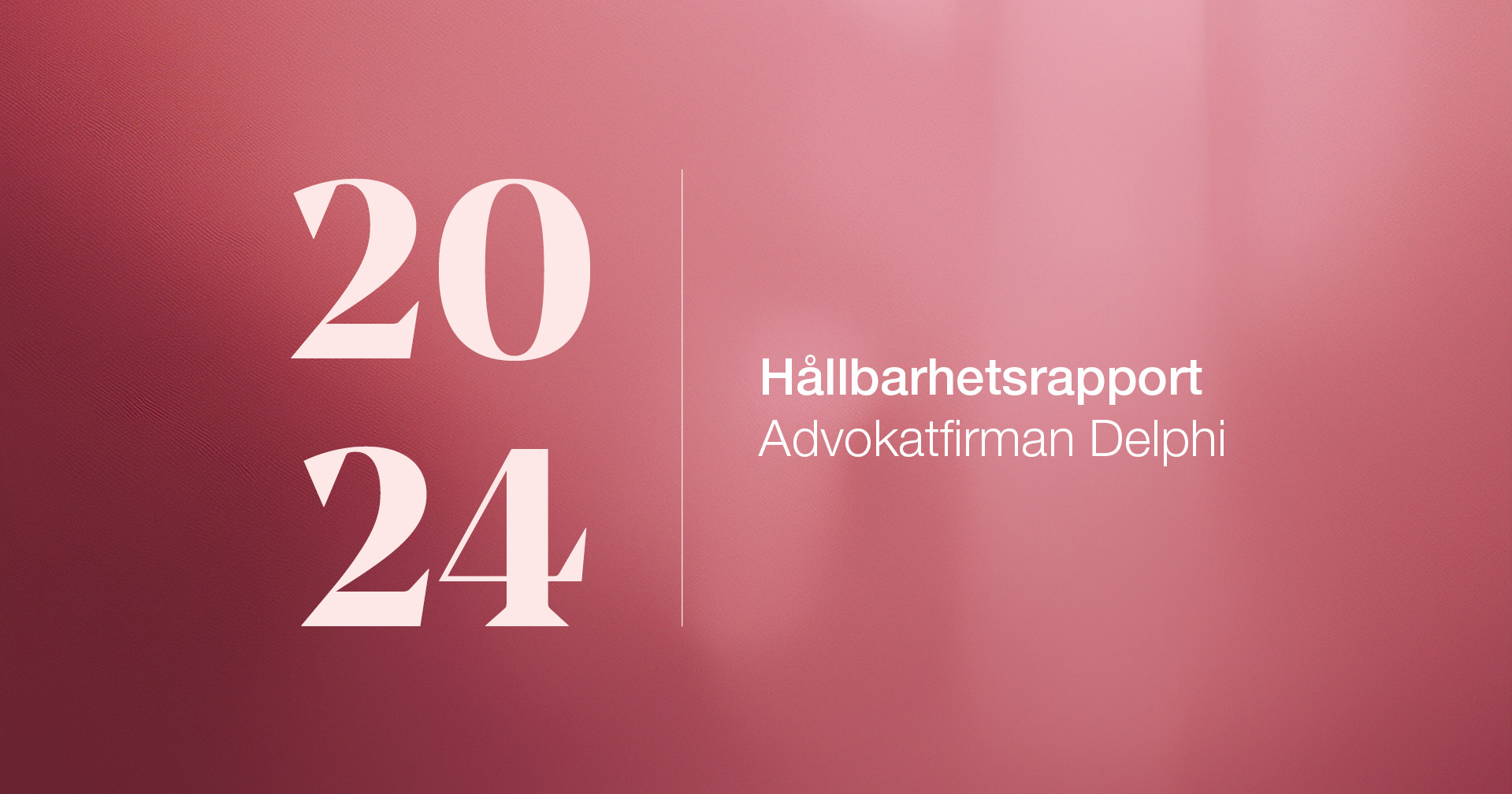 Delphi Releases 2024 Sustainability Report